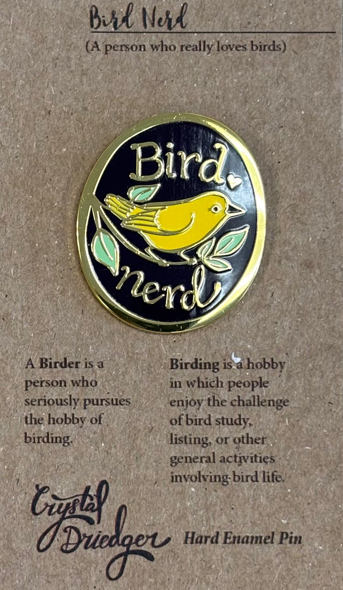 Bird Nerd PIN – Songbird Yarn & Fibres